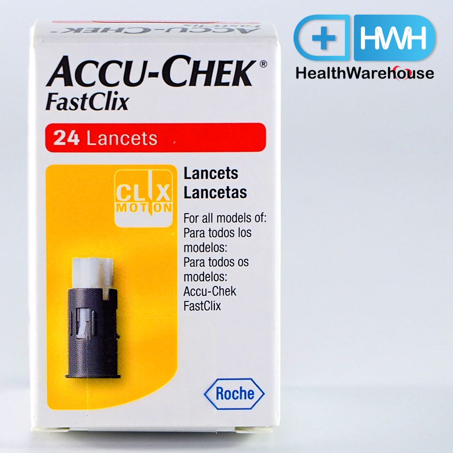 Accu-chek FastClix Lancets 24 piecesbox Accu Chek เข็มเจาะเลือด 24 ชิ้น ...