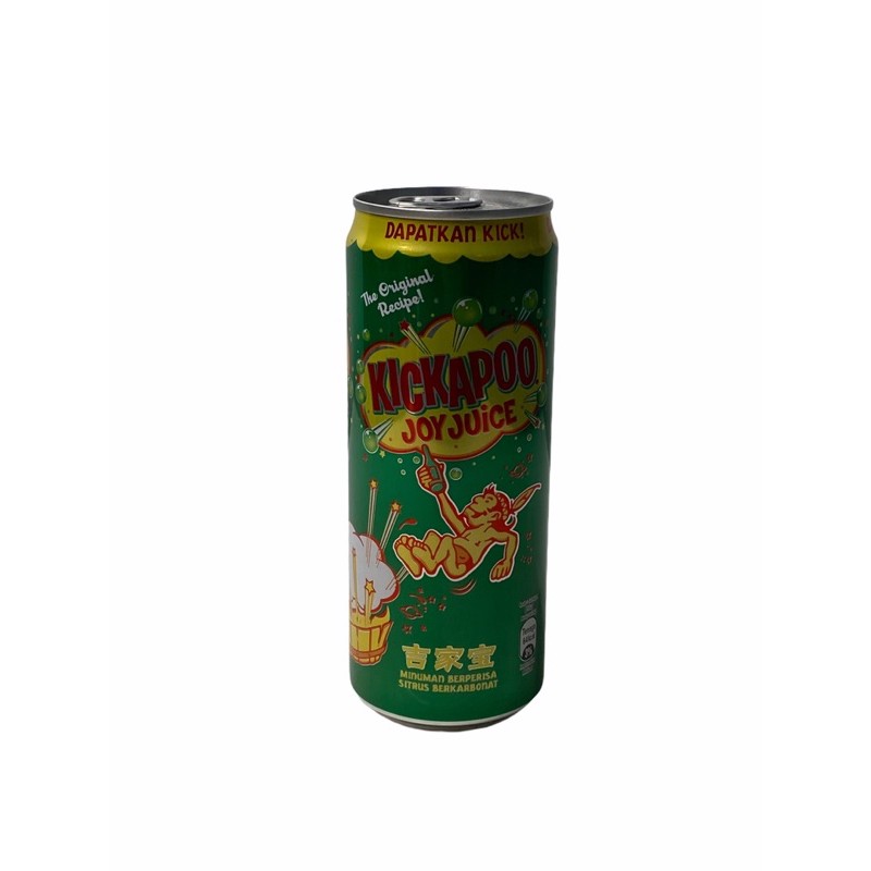 KICKAPOO JOY JUICE คิกคาปู้ เครื่องดื่มนำเข้าจากมาเลเซีย..กระป๋องสี ...