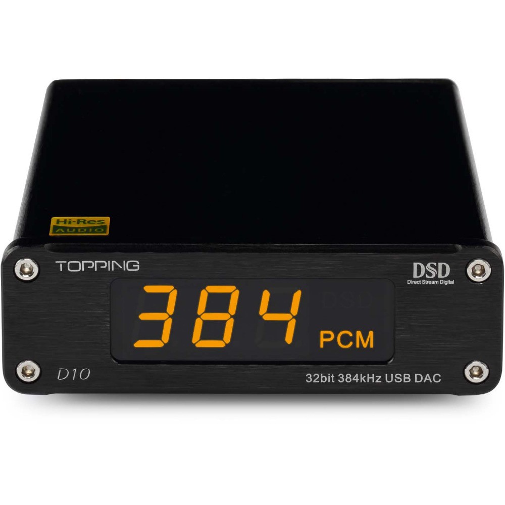 Topping D10 USB DAC ระดับ Hi-Res รองรับ DSD256 , 384kHz/32bit | Shopee ...