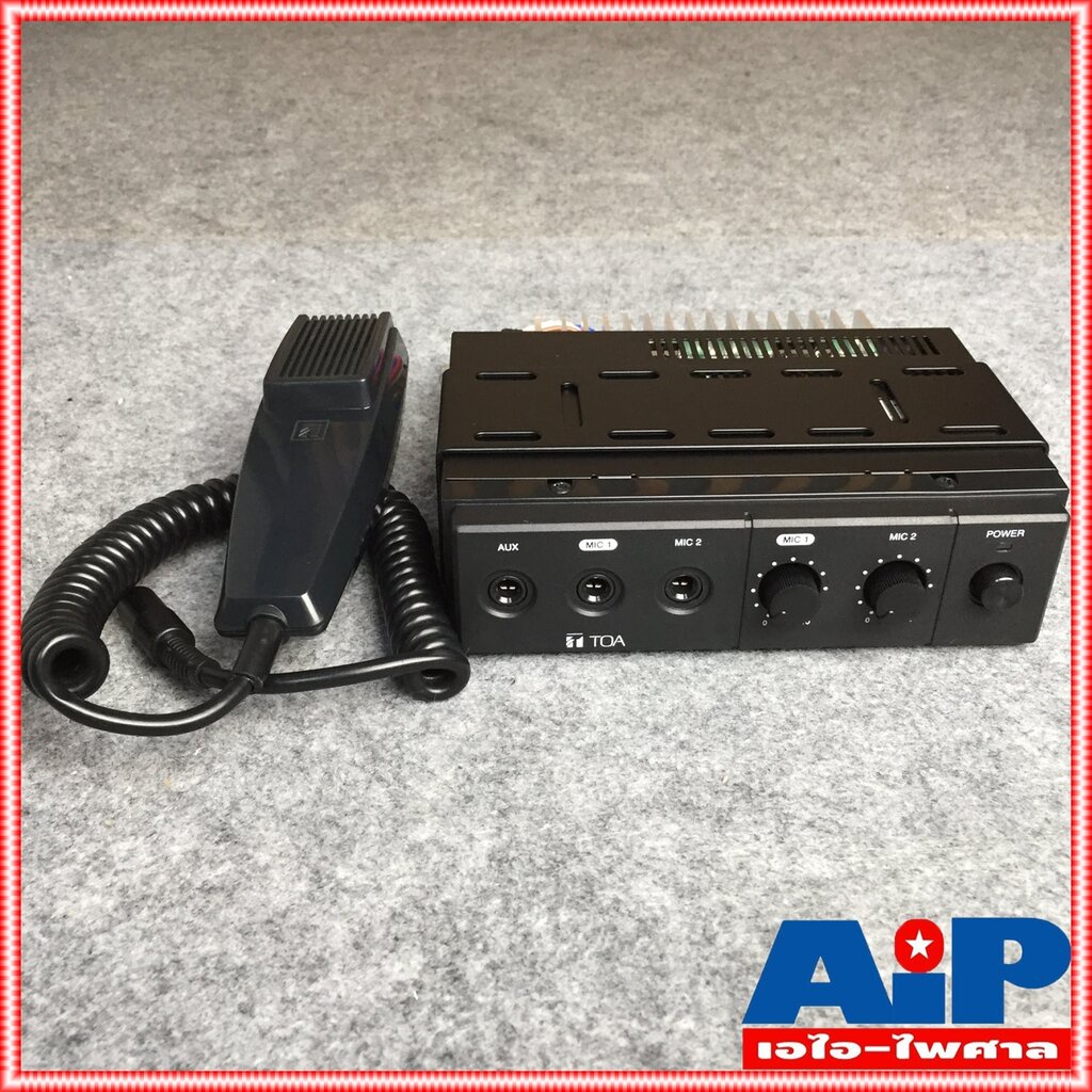TOA CA-160 CAR AMPLIFIER แอมป์ติดรถยนต์ พร้อมไมค์ แอมป์ประชาสัมพันธ์ CA160 แอมป์ประกาศติดรถ เอไอ ...