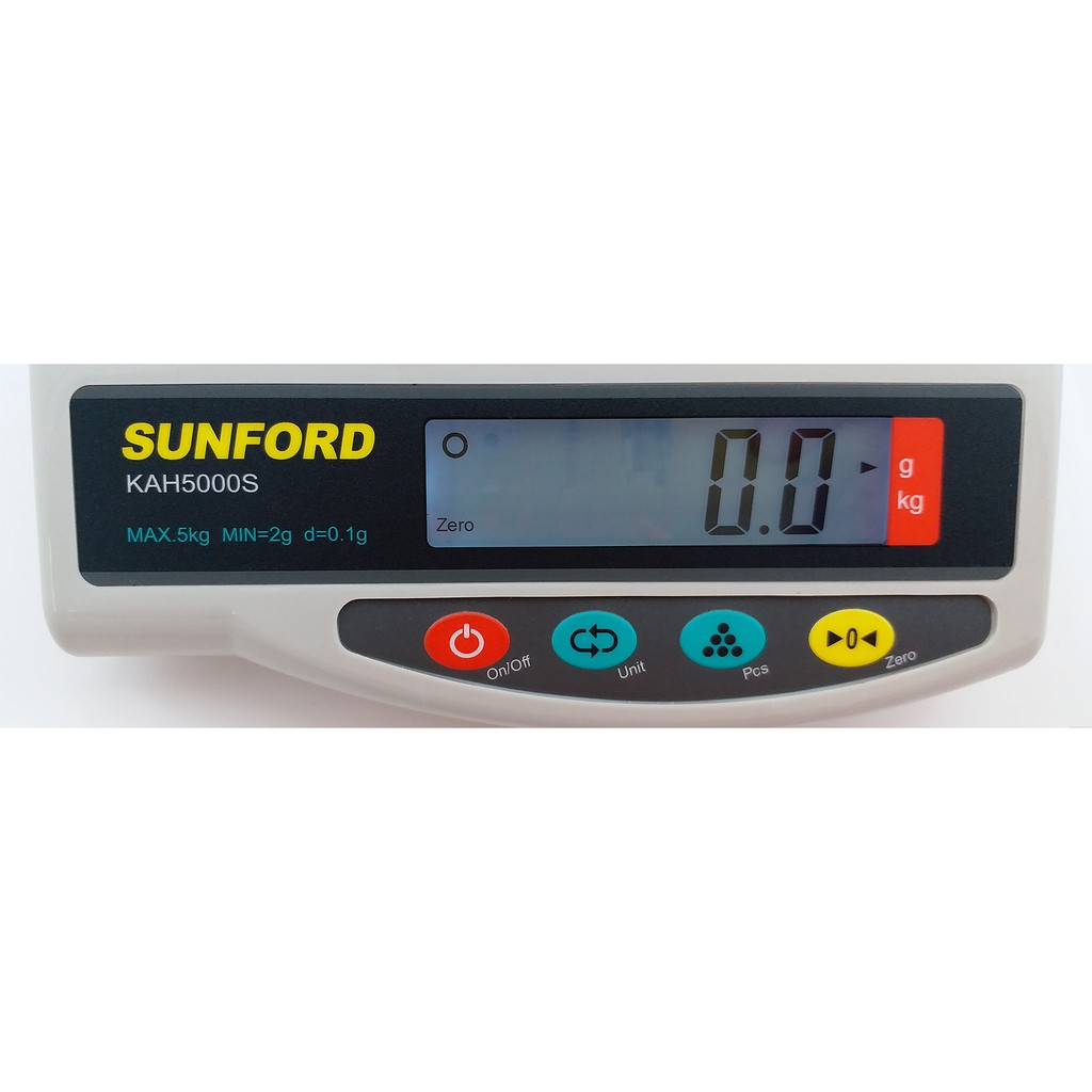 เครื่องชั่งดิจิตอล SUNFORD KAH5000S(มีใบรับรอง) 5 กิโลกรัม ความละเอียด ...