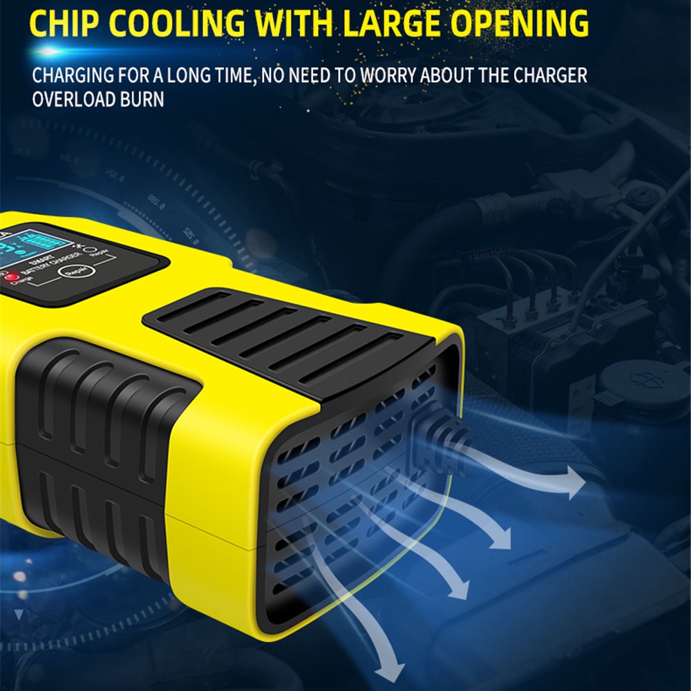 Smart Car Battery Charger 6V 12V 2A Full Automatic Battery Charge ...