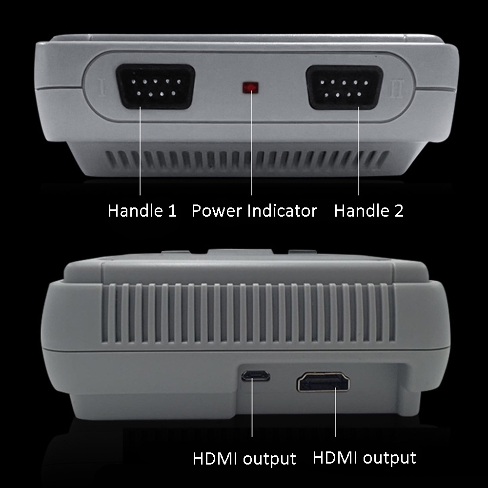 D63 Classic Mini HDMI TV Game Console Double Handle Retro Mini Classic ...