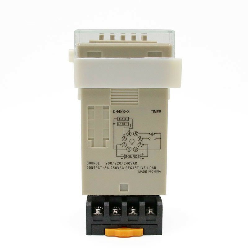 ของแท้ญี่ปุ่น JAPAN DH48S-S 12vdc 24vdc 220vacDigital Timer Delay Relay ...