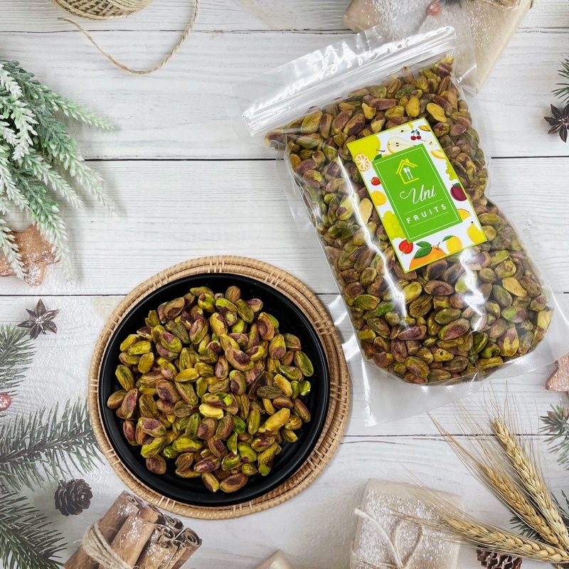 Pistachio Roasted พิสตาชิโออเมริกาแกะเปลือก อบธรรมชาติ (ไม่ใส่เกลือ ...