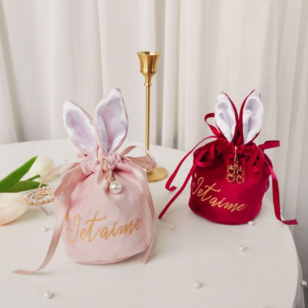 FAY Cute Gift Packing Bags Birthday Party Easter Rabbit Candy Bags ...