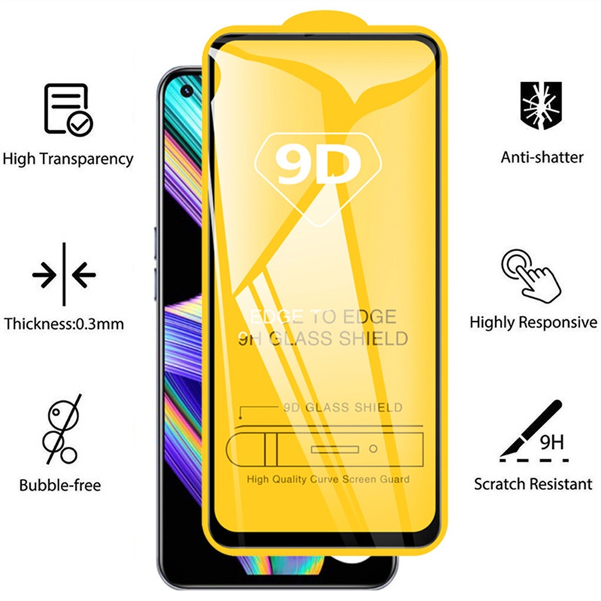 6in1 9D Screen rotectors for Realme GT 5G Neo 6 7 8 ro Camera Lens Film ...