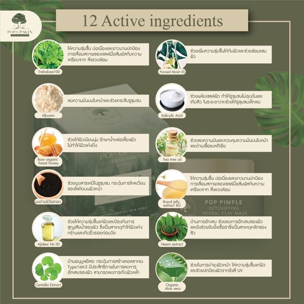 ส่งฟรีของแถม POP-UP SKIN มาร์คโคลนดำดูดสิว รักษาสิวอุดตันอักเสบ ...