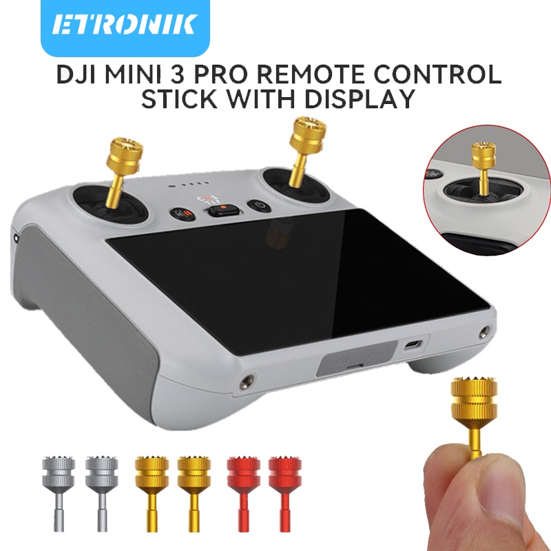 ETRONIK ใหม่อลูมิเนียมจอยสติ๊กสำหรับ DJI Mini 3 Pro รีโมทคอนโทรลเปลี่ยน ...
