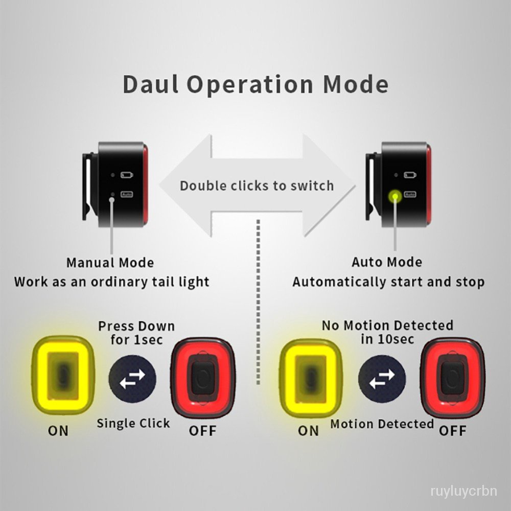 ENFITNIX CubeLiteII Bike LED Intelligent Rear Light Tail Light ...