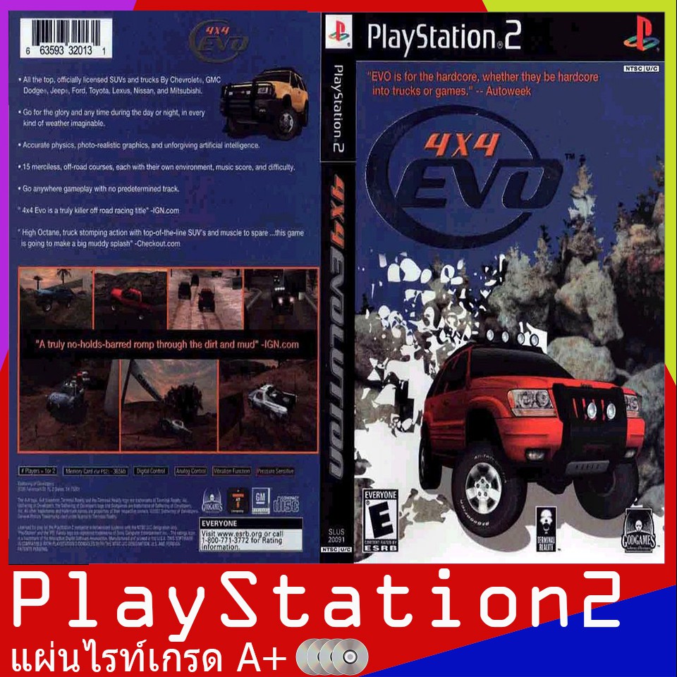 PS2GAME : 4x4 Evolution (USA) | Shopee Thailand