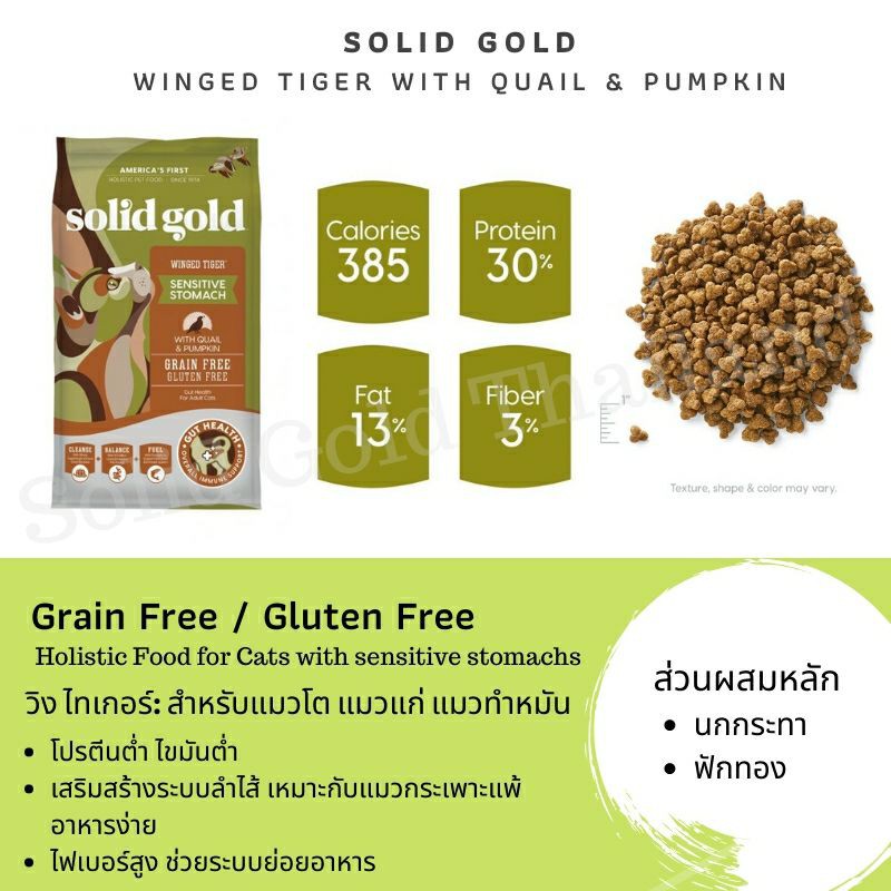 (2.72kg)อาหารแมว Solid Gold สูตร Indigo Moon สำหรับแมวทุกวัยโปรตีนสูง ...