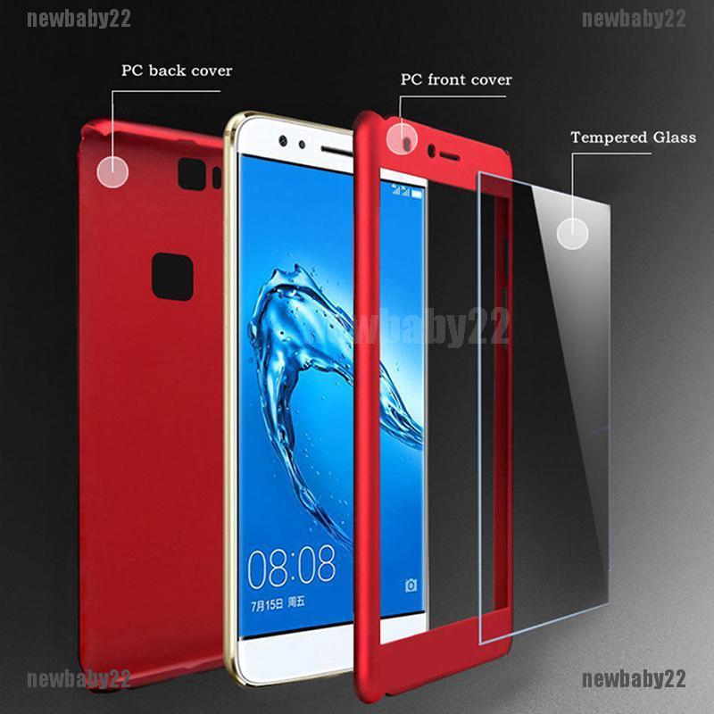 nby 360 เคสกระจกนิรภัยสําหรับ huawei p9 p 10 p 20 lite plus 2 ...