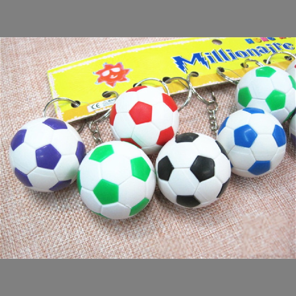 technologyonsale พวงกุญแจโลหะ จี้รูปฟุตบอล Soccor ball สไตล์สปอร์ต ...