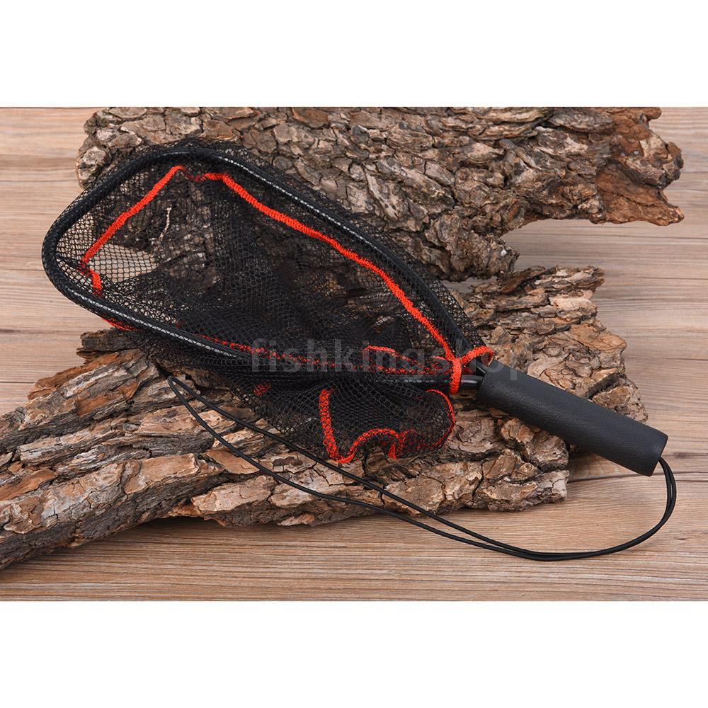 【FHYP】Aluminum Landing Nets Catch and Release Net Fish Saver Nylon Mesh ...