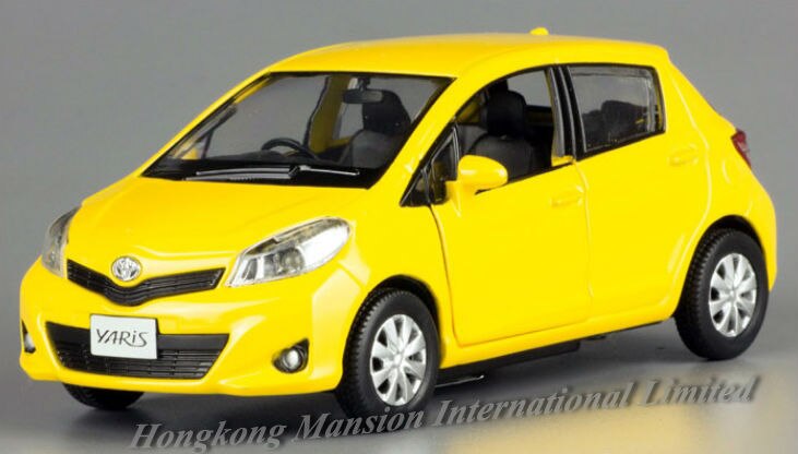 136 Scale For TOYOTA Yaris Diecast Alloy Metal Car Model Collection ...