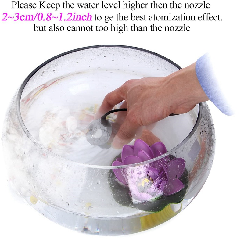 Mist Maker Fogger Ultrasonic Humidifier 3Pcs Atomizing Heads Water ...