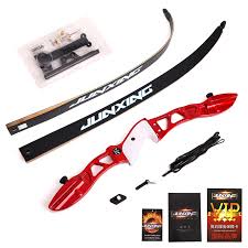 มือขวา RH RED ธนู Junxing F155 American Recurve Target Hunting Bow ...