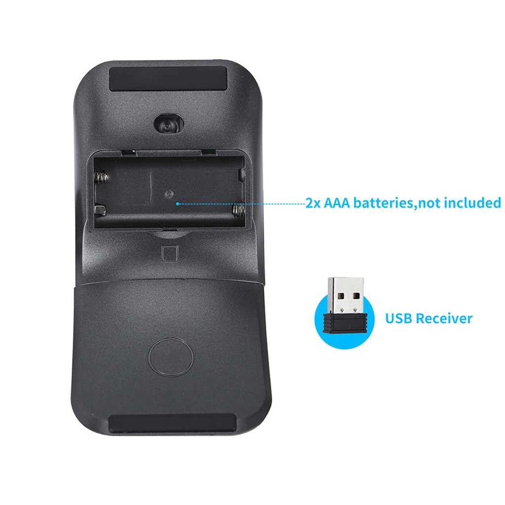 chronic☺2.4Ghz USB Wireless Ergonomic Design Mouse 1200DPI 3D Scroll ...