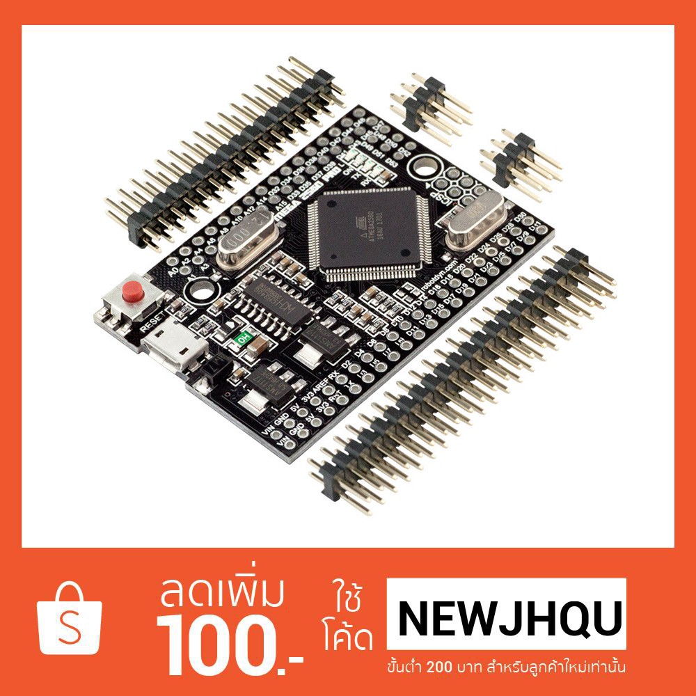 Mega 2560 PRO (Embed) CH340G/ATmega2560-16AU | Shopee Thailand
