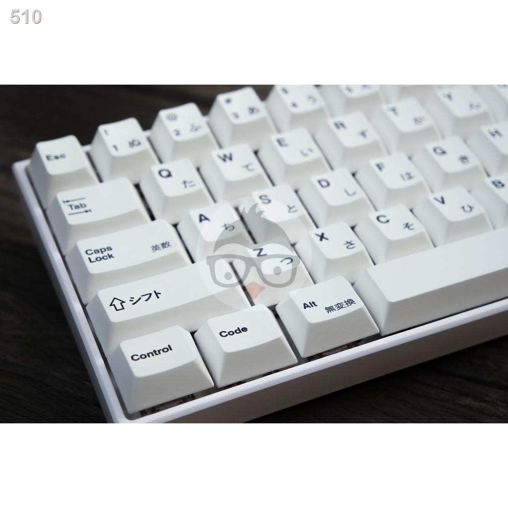 Keycap White Japan คีย์แคป ญี่ปุ่น ขาว Mechanical Keyboard 137 ปุ่ม ...