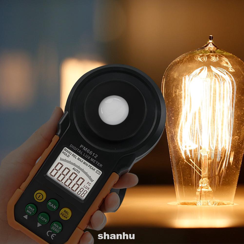 LCD Display Handheld Portable High Precision Large Screen Light Tester ...