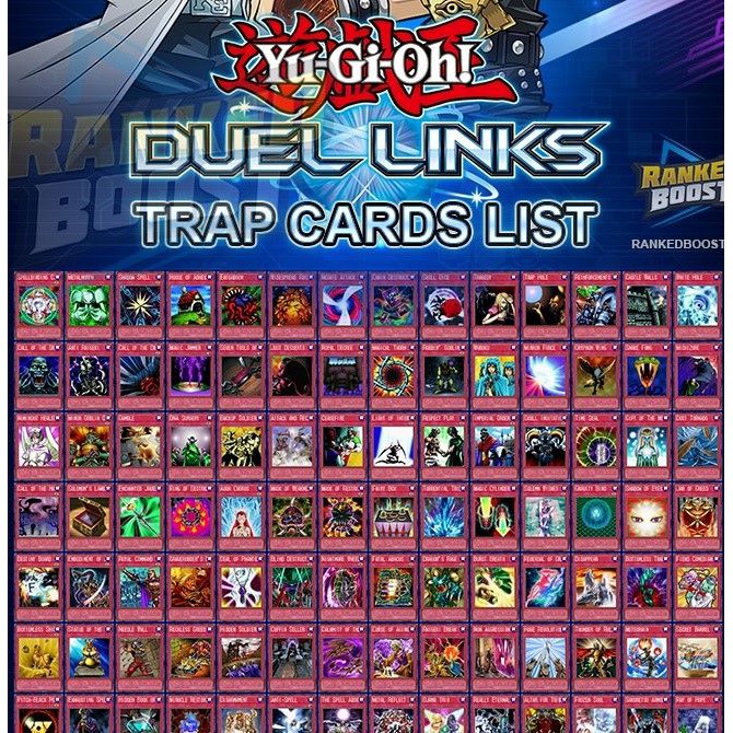 YUGIOH! TRAP CARD LIST01(การ์ดกับดัก) OCG & TCG Level Normal & Rare ...