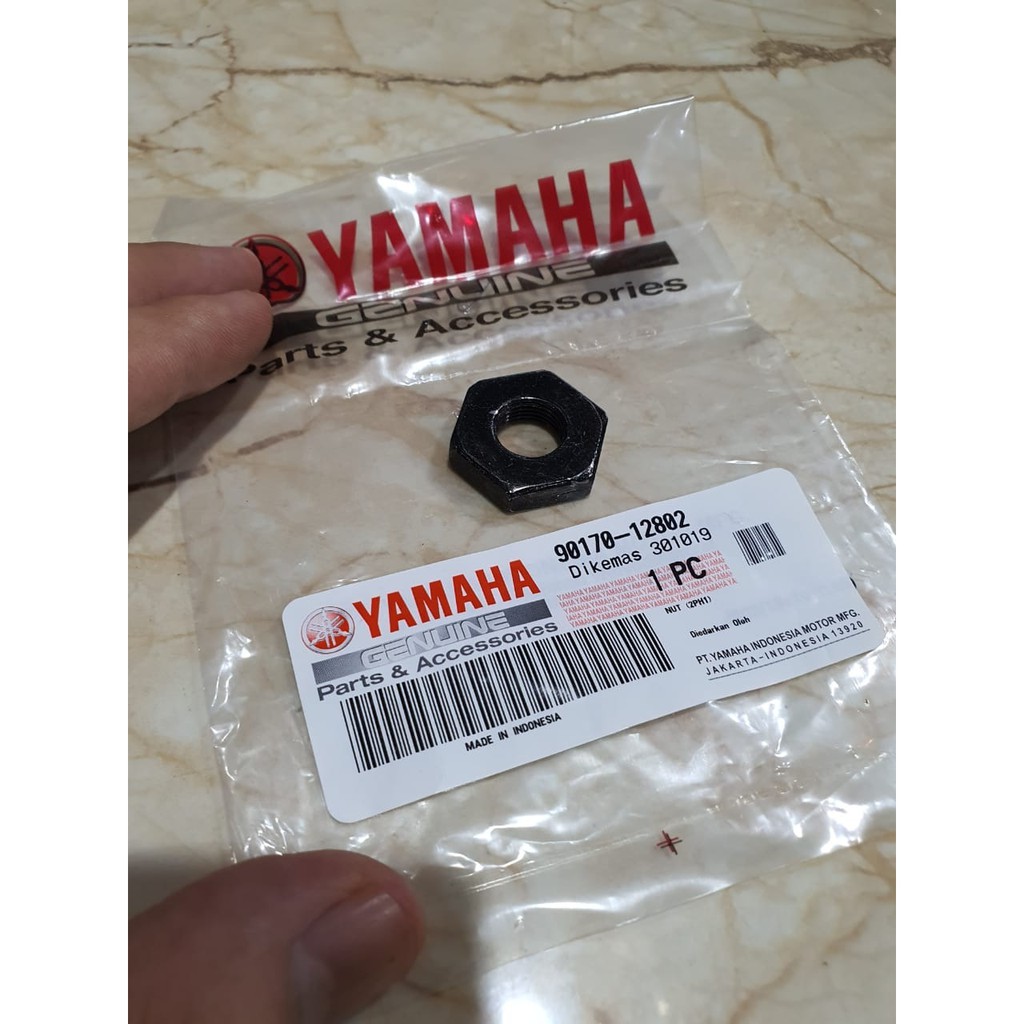 น็อต PULLY CVT NMAX MIO M3 AEROX 155 ของแท้ ORI YAMAHA 90170-12802 ...