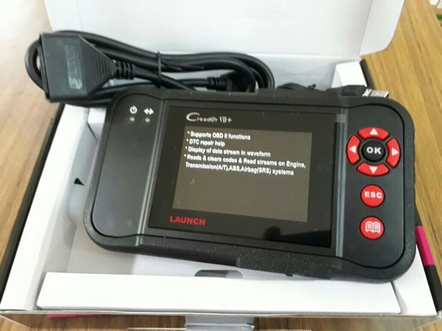 เครื่องสแกนรถยนต์ OBD2 คู่มือรวมโค้ด ภาษาไทย มีรับประกัน LAUNCH Creader ...