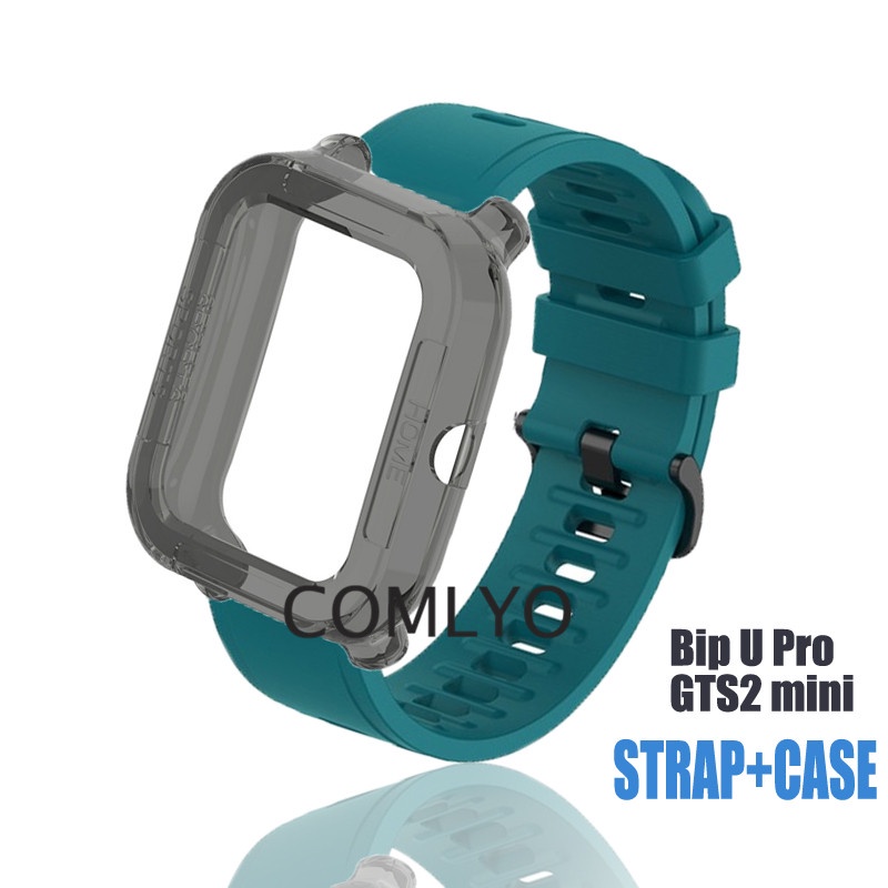 Amazfit GTS2 mini Bip U Pro สายรัด ซิลิโคน สมาร์ทวอทช์ สร้อยข้อมือ กีฬา ...