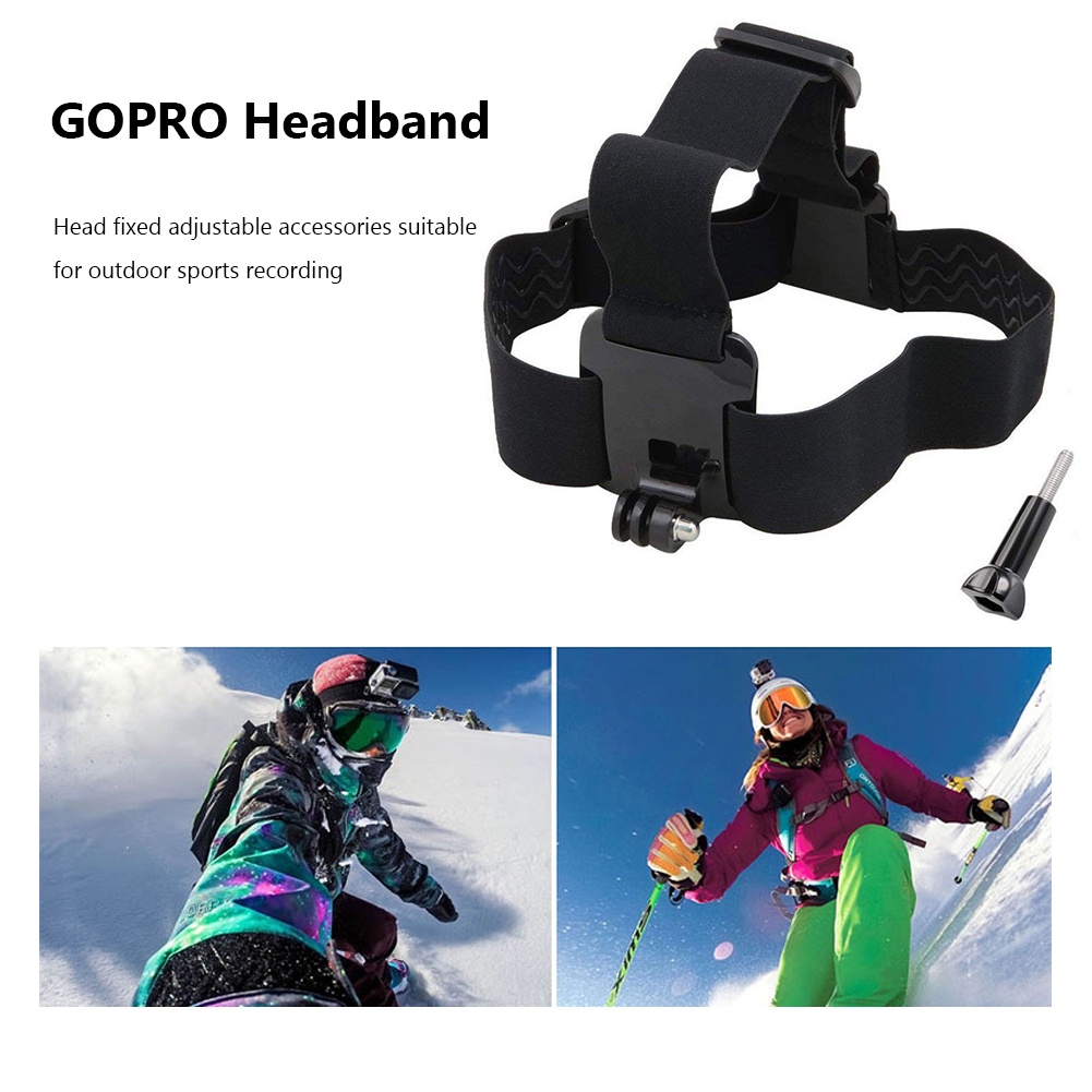Camera Head Strap Mount Headband Holder Action Camera Mount with Thumb ...