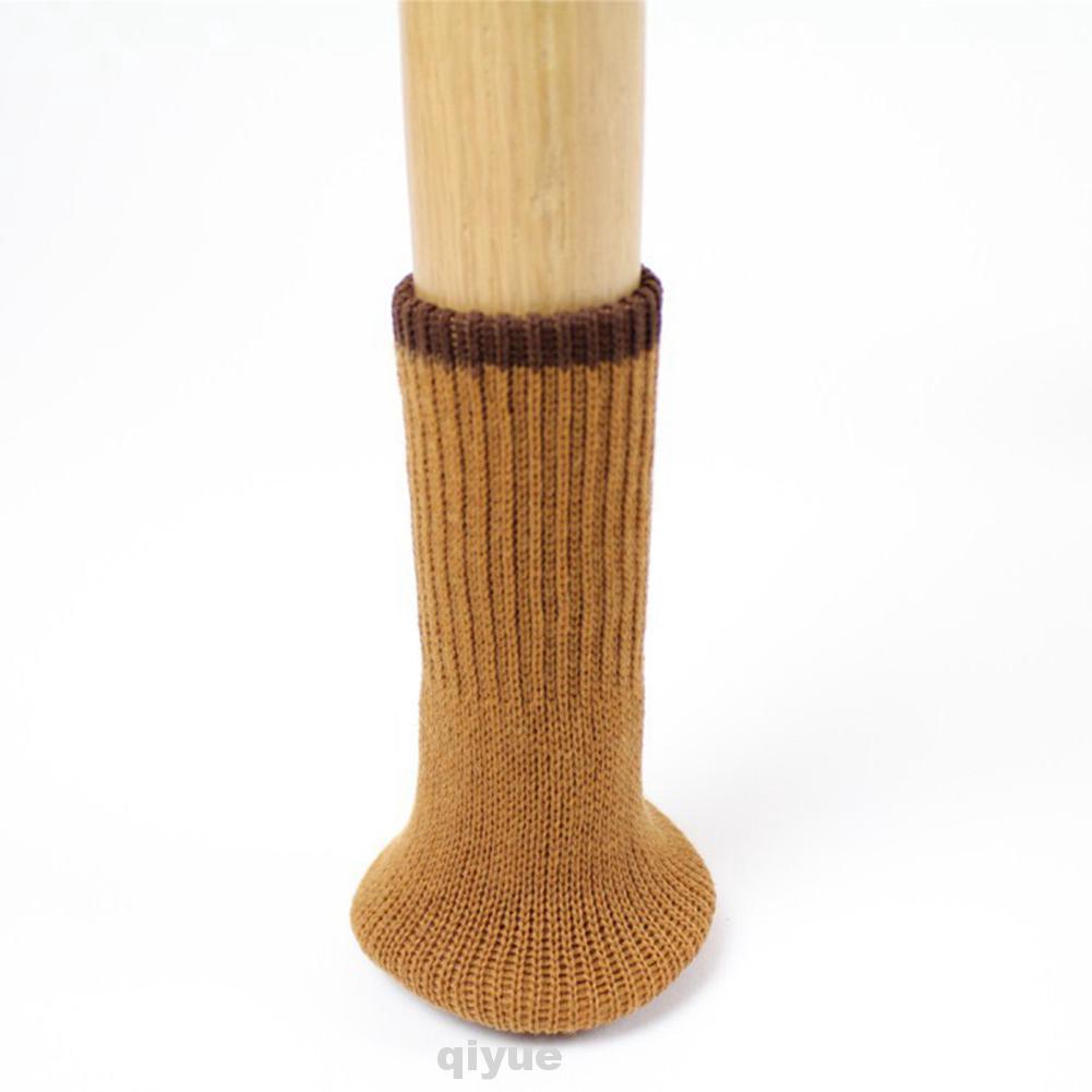 4 Pcs Foot Pad Chair Leg Floor Protector Furniture Kitchen Table Sock ...