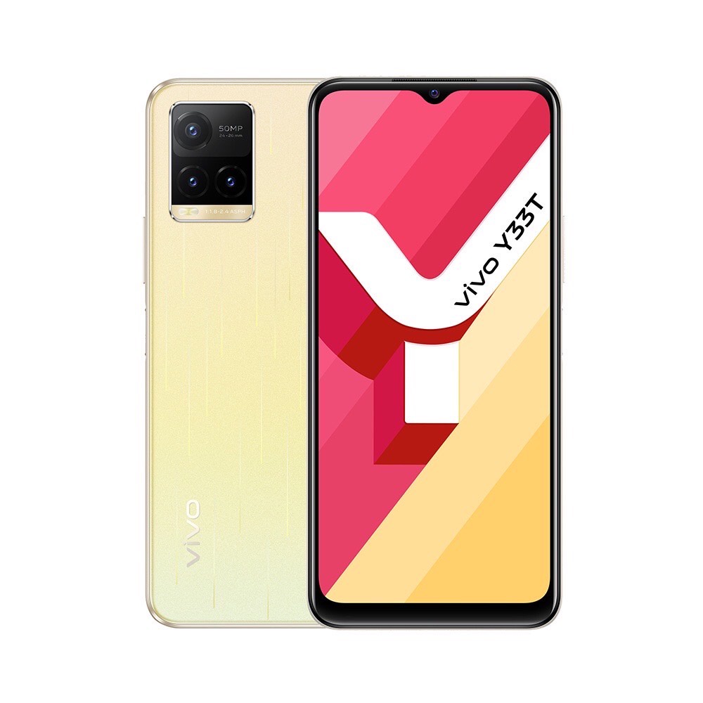Vivo Y33T 8+128 GB วีโว่โทรศัพท์มือถือ I จอ 6.5 นิ้ว I กล้อง 50 +2+2 MP I 5000mAh ประกันศูนย์ 1 ...