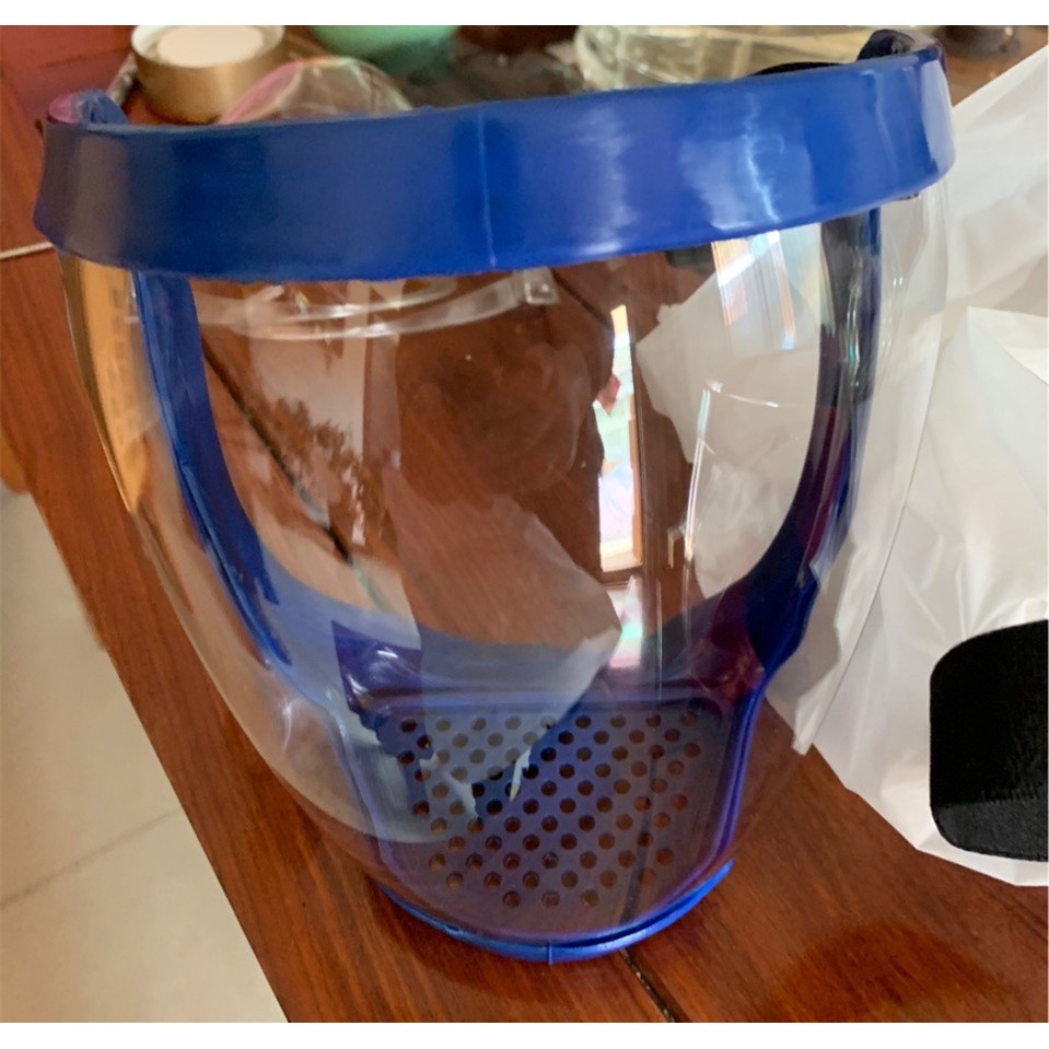 ready stock】READY STOCK Full Face Shield Transparent Face Mask Adult ...