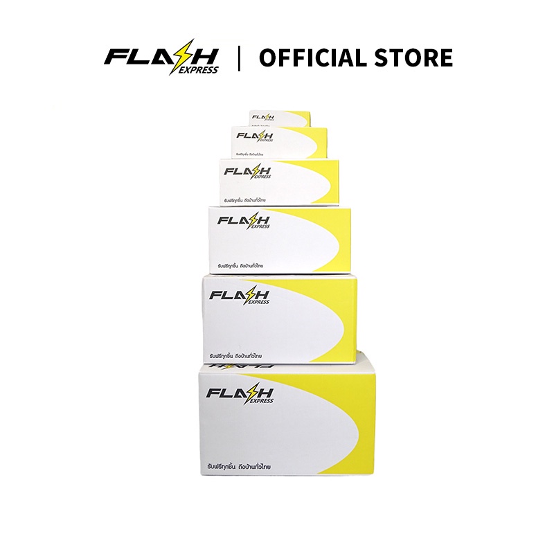 Flash Express (แฟลชเอ็กซ์เพรส) กล่องกระดาษ MINI/S/S+/M/M+/L 10 กล่อง ...