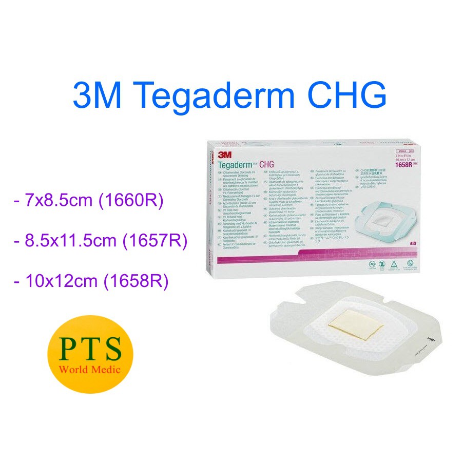 3M Tegaderm CHG (ราคาต่อ 1 แผ่น) | Shopee Thailand