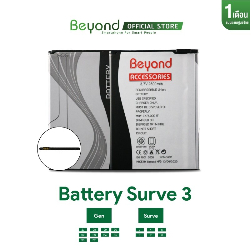 Beyond Battery (Main SURVE3)ใช้ร่วมกันได้กับรุ่น GEN ...