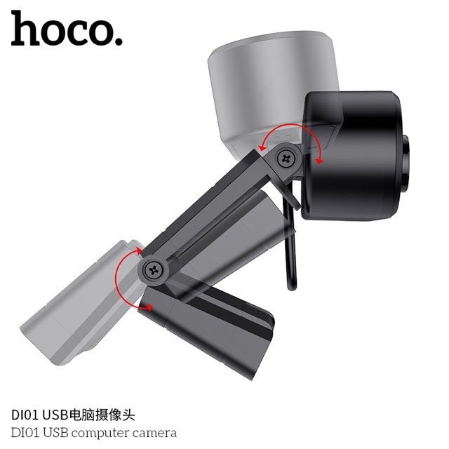Hoco DI01 Web Camera 1080P webcam กล้องเว็บแคม ความละเอียด 1080P （ของ ...