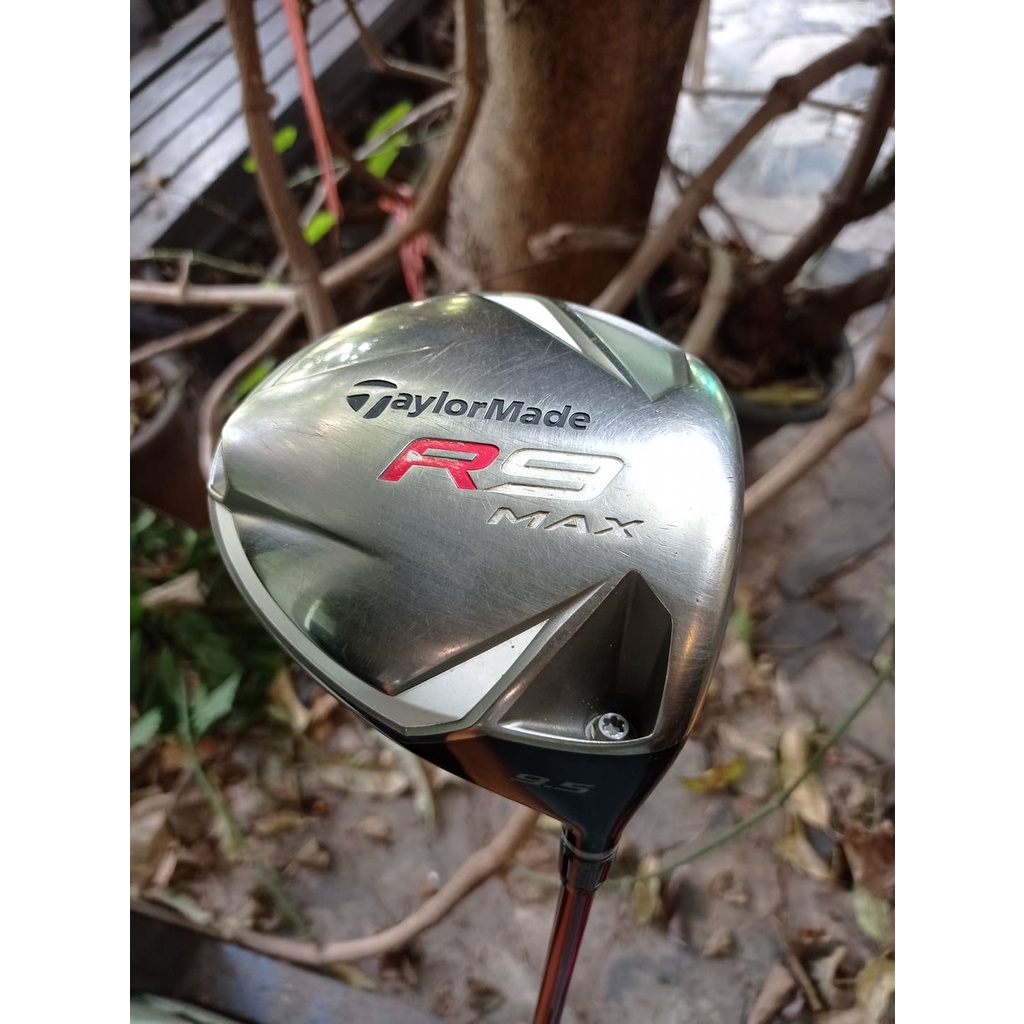 หัวไม้กอล์ฟ มือสอง DRIVER TAYLORMADE R9 MAX 9.5 ก้าน MOTORE FUJIKURA ...
