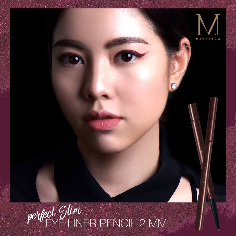 สอเขียนคิ้ว merrezca Merrezca perfect slim eyeliner pencil ดินสอไลเนอร์ ...