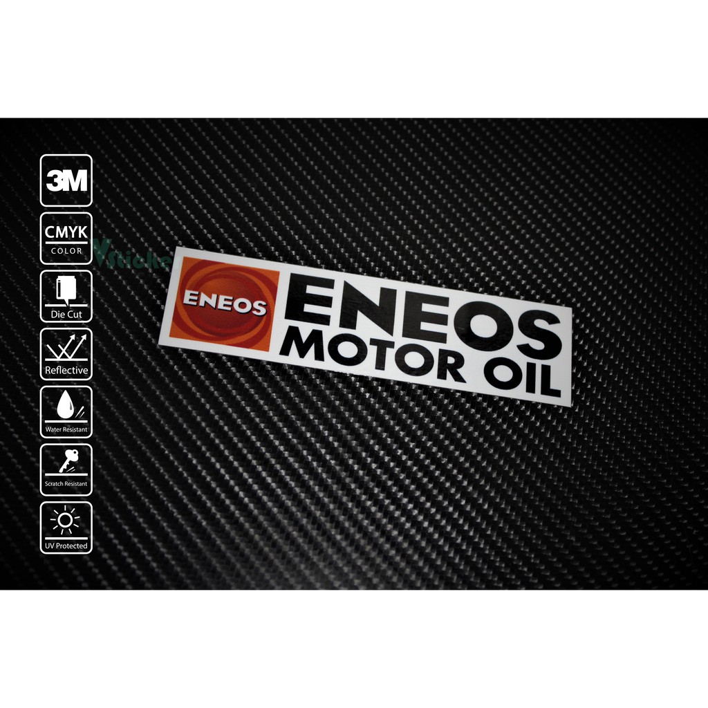 สติ๊กเกอร์ มอเตอร์ไซค์ Sticker Eneos Motor Oil 135 | Shopee Thailand