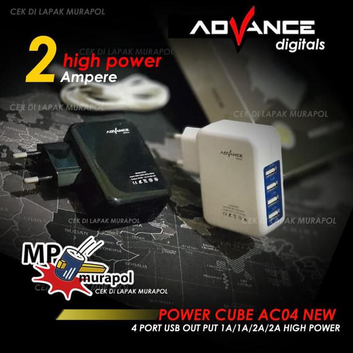 Ac04 ใหม่ 4 พอร์ต Usb ที่ชาร์จ 1a / 1a / 2a / 2a พลังงานสูง - ดํา ...