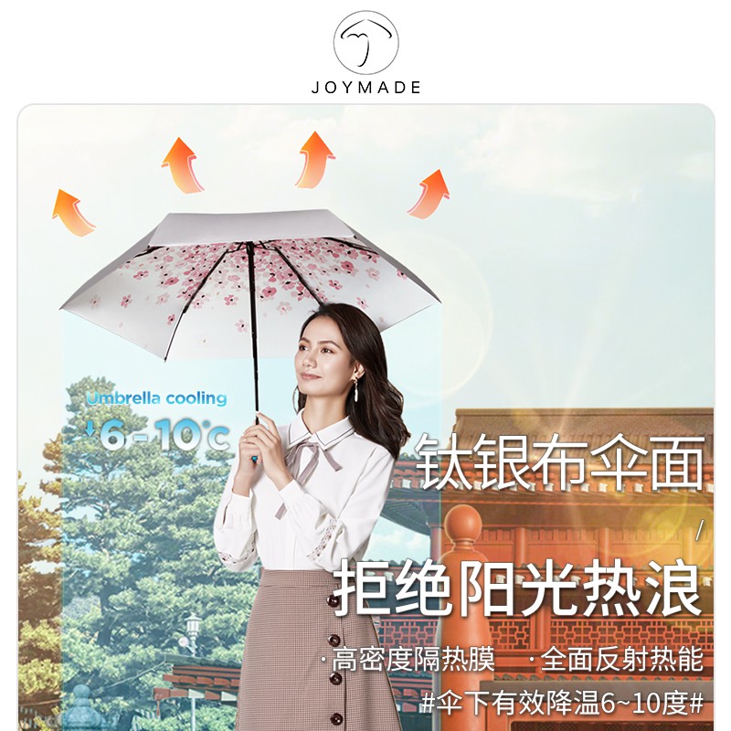 【ready stock】 Tokyo series titanium silver high-end sun umbrella super ...