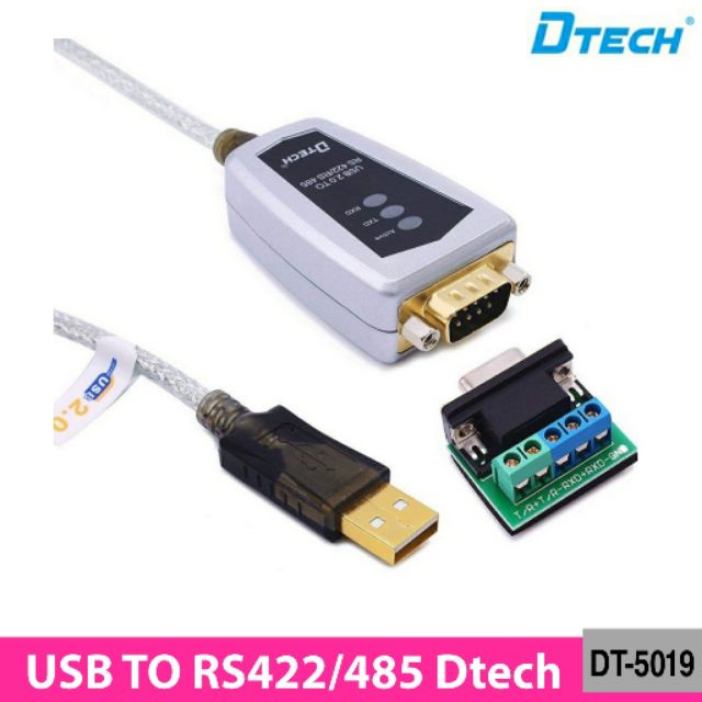 USB TO RS422 RS485 serial line with a chip usb converter(Dtech DT-5019 ...