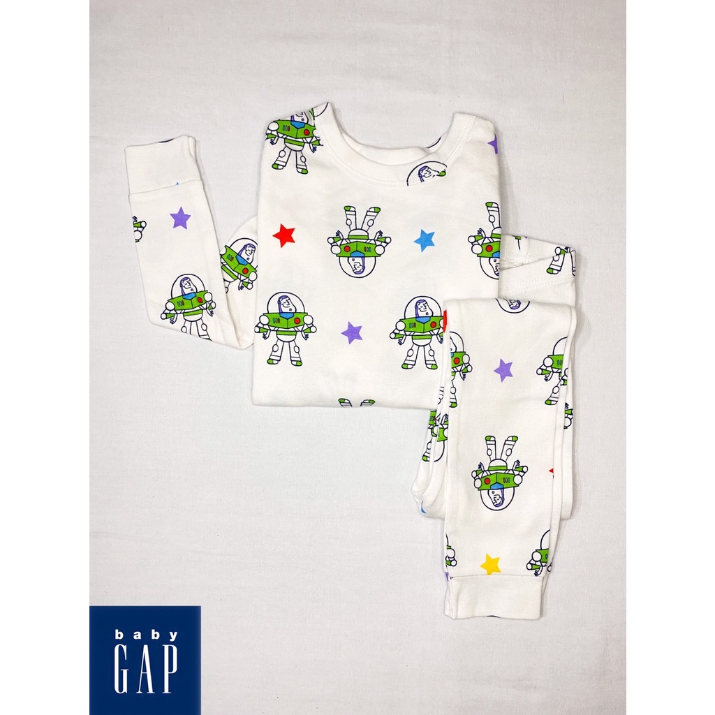 ชุดนอนเด็ก ชุดนอนสลิมฟิต ชุดนอนกันหนาว ชุดนอนเด็กงานแบรนด์แท้ ผ้านุ่ม ชุดนอน Baby Gap 4Y-5Y ลาย ...