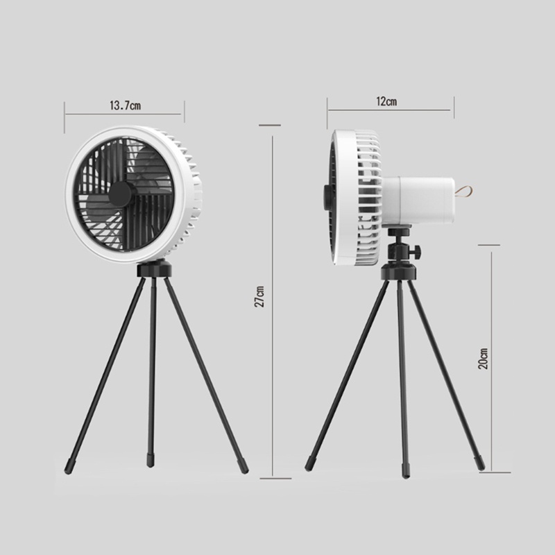 Multifunctional Mini Fan USB Rechargeable Portable Fan Outdoor Camping ...