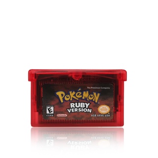 Pokemon GBC NDSL GB GBM GBA SP Game Card Series Ruby Firered Emerald ...