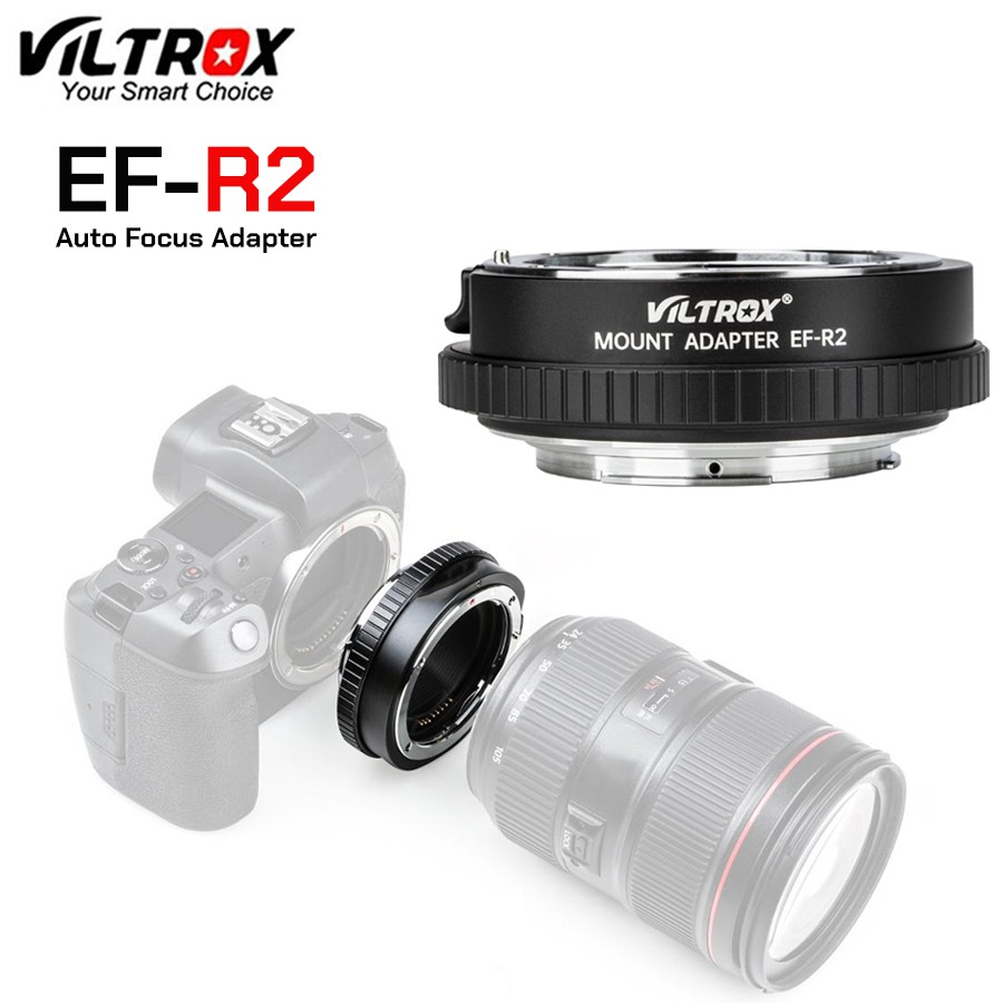 Viltrox EF-R2 อะแดปเตอร์แหวนปรับโฟกัสอัตโนมัติกับ Canon EF / EF-S เลนส์ ...