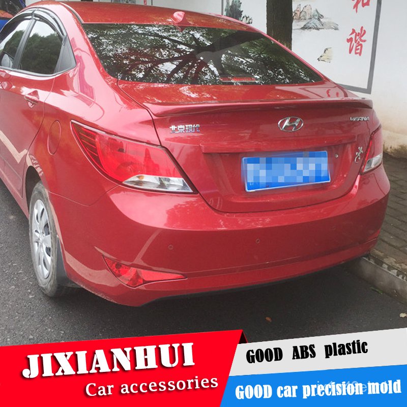 For Hyundai VERNA Accent Spoiler 2011-2015 Accent Spoiler YWW ABS ...