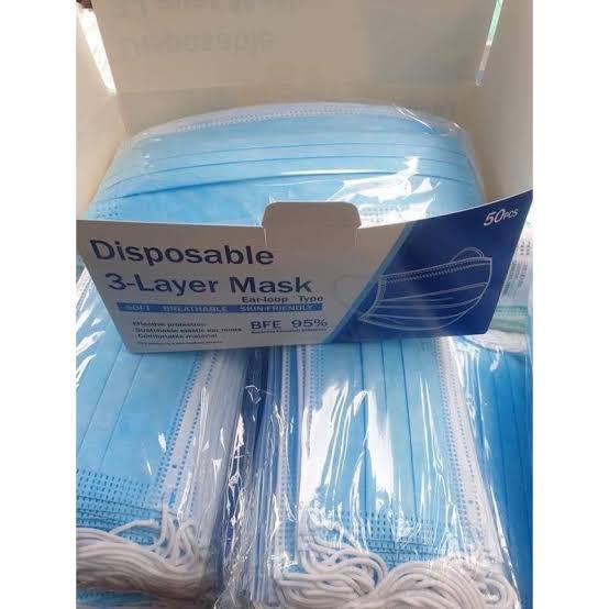 muikids ( No box ) หน้ากากผ้า 3 ชั้น ห้าสิบชิ้น ไม่ต้องรอ พร้อมส่งในไทย ...